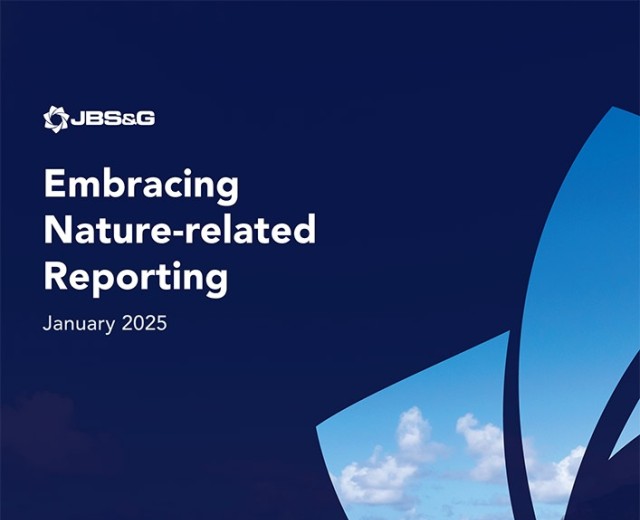 Sustainability and ESG - JBS&G